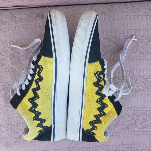 Vans | Shoes | Peanuts Charlie Brown Snoopy Vans Shoes W7 | Poshmark